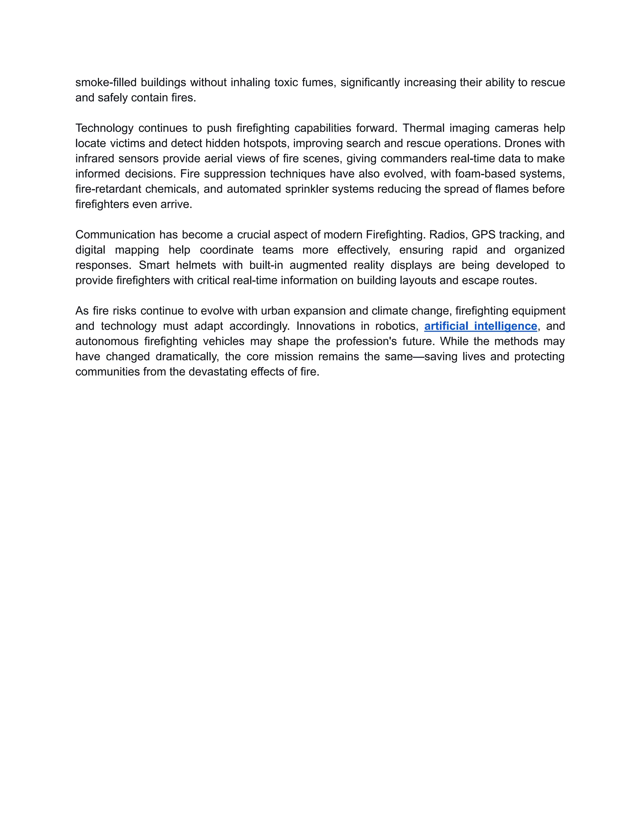 From Buckets to High-Tech Gear_ The Evolution of Firefighting Equipment ...