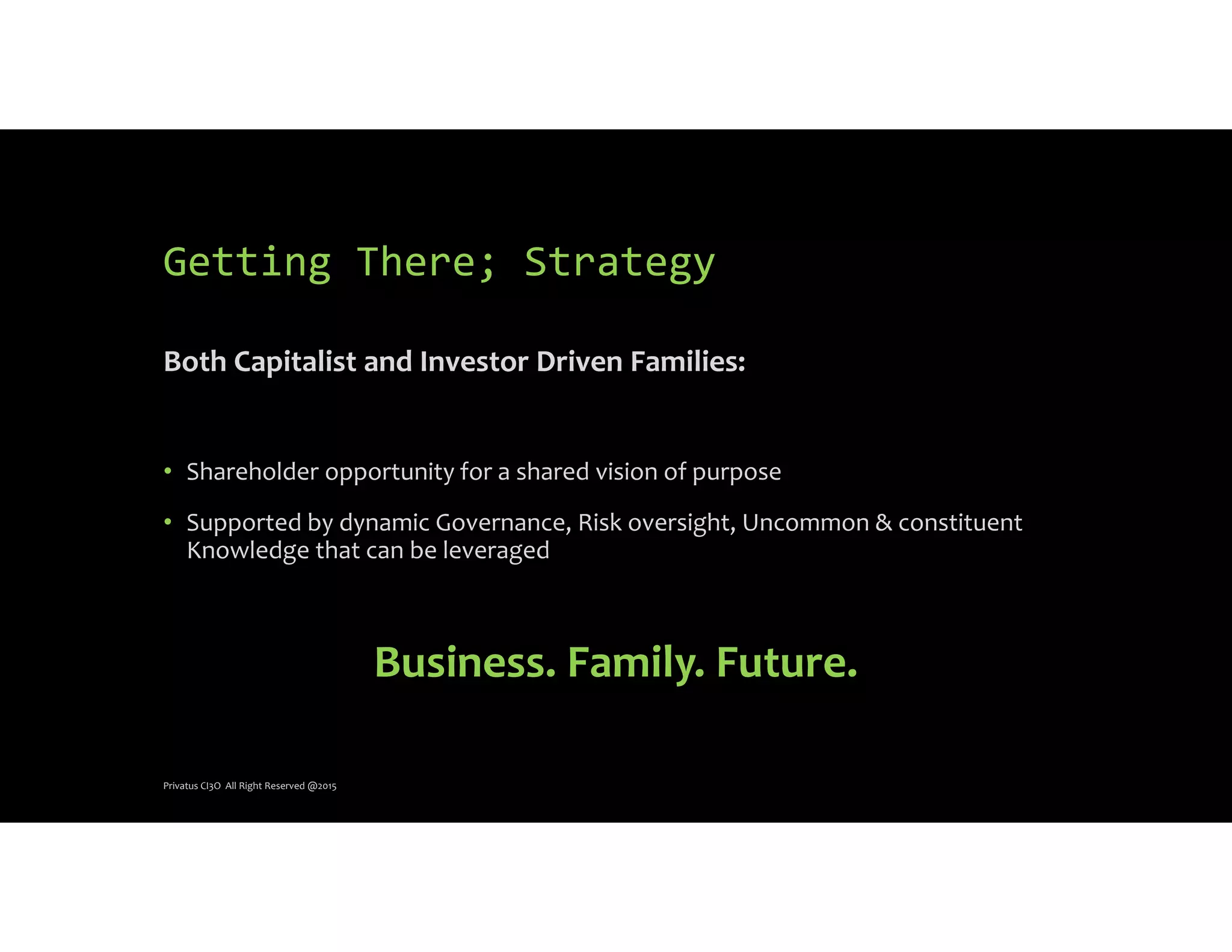 Becoming a Capitalist Family | PPTX