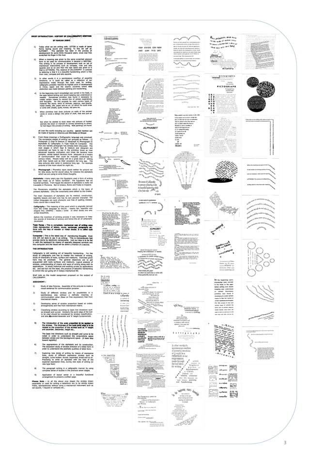 From calligraphy syllabus 1977 to typo 2005 ranjan r. i. joshi a visual ...