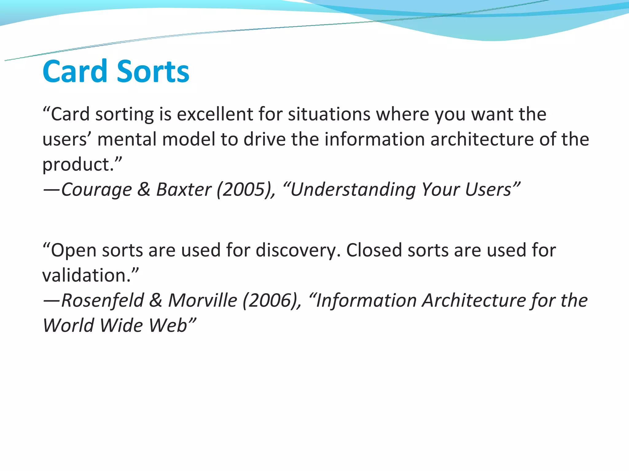 From Card Sort to Redesigned Intranet Site: A Success Story | PPT