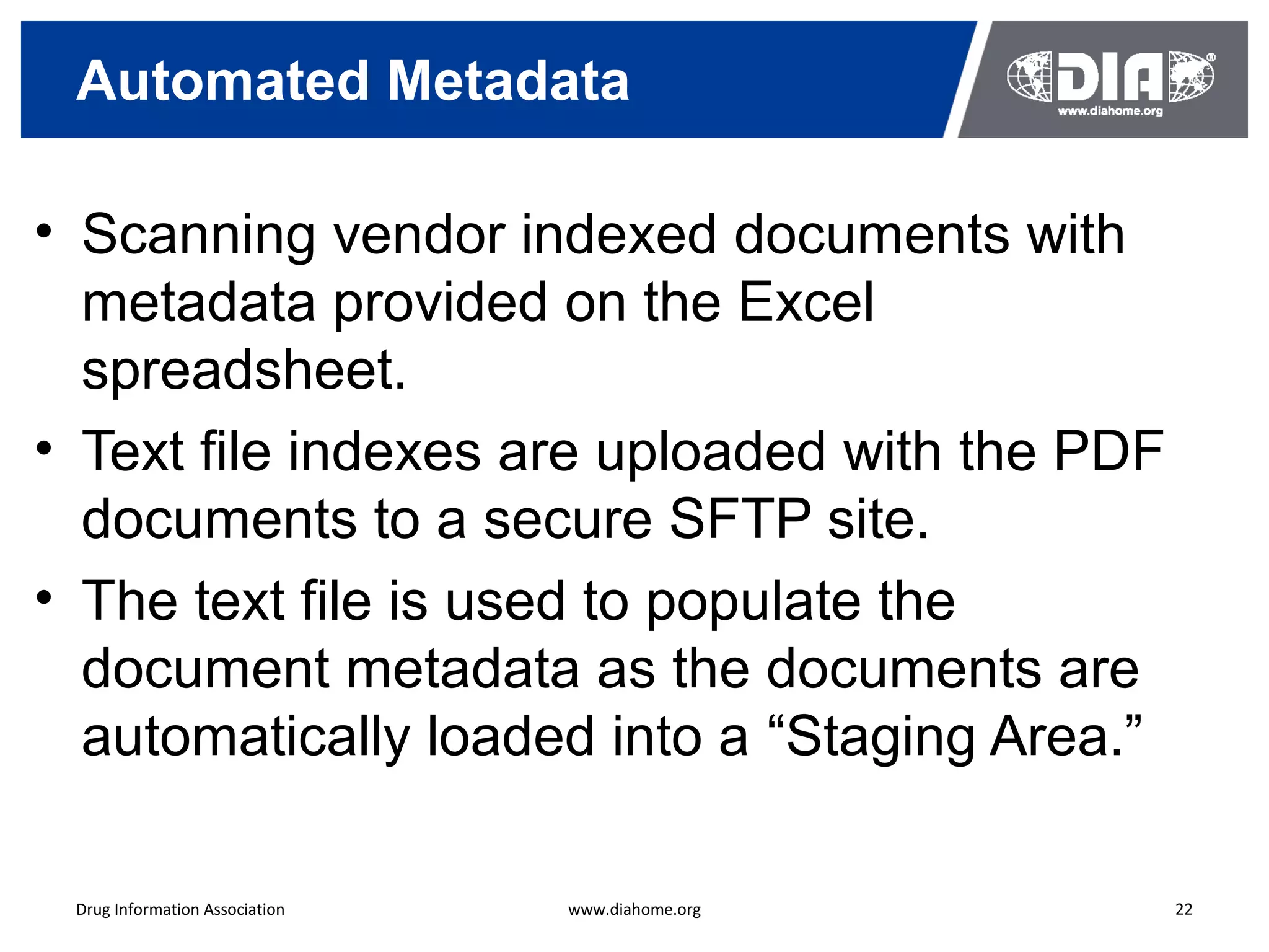eTMF Structure, Setup, and Implementation Case Study | PPT