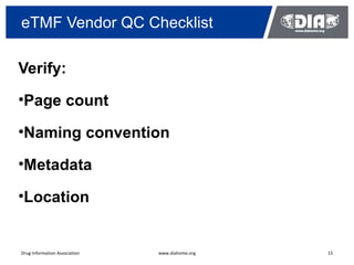 eTMF Structure, Setup, and Implementation Case Study | PPT