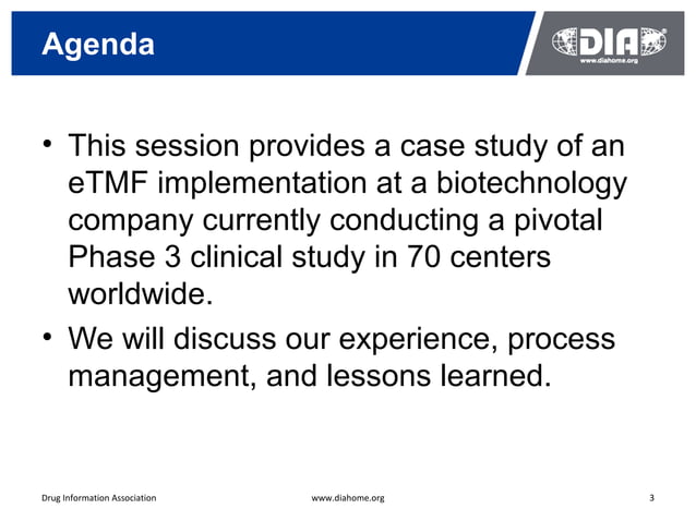 eTMF Structure, Setup, and Implementation Case Study | PPT