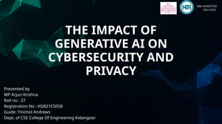 From ChatGPT to ThreatGPT The Impact of Generative AI on Cybersecurity and_20241031_152916_0000.pptx