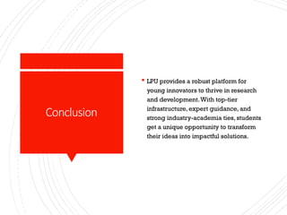 From_Classroom_to_Research_Lab_LPU.pptx. | PPTX