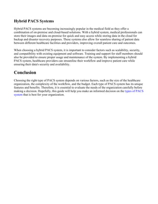 From Cloud-Based to Open-Source The Ultimate Guide to PACS Systems!.pdf ...