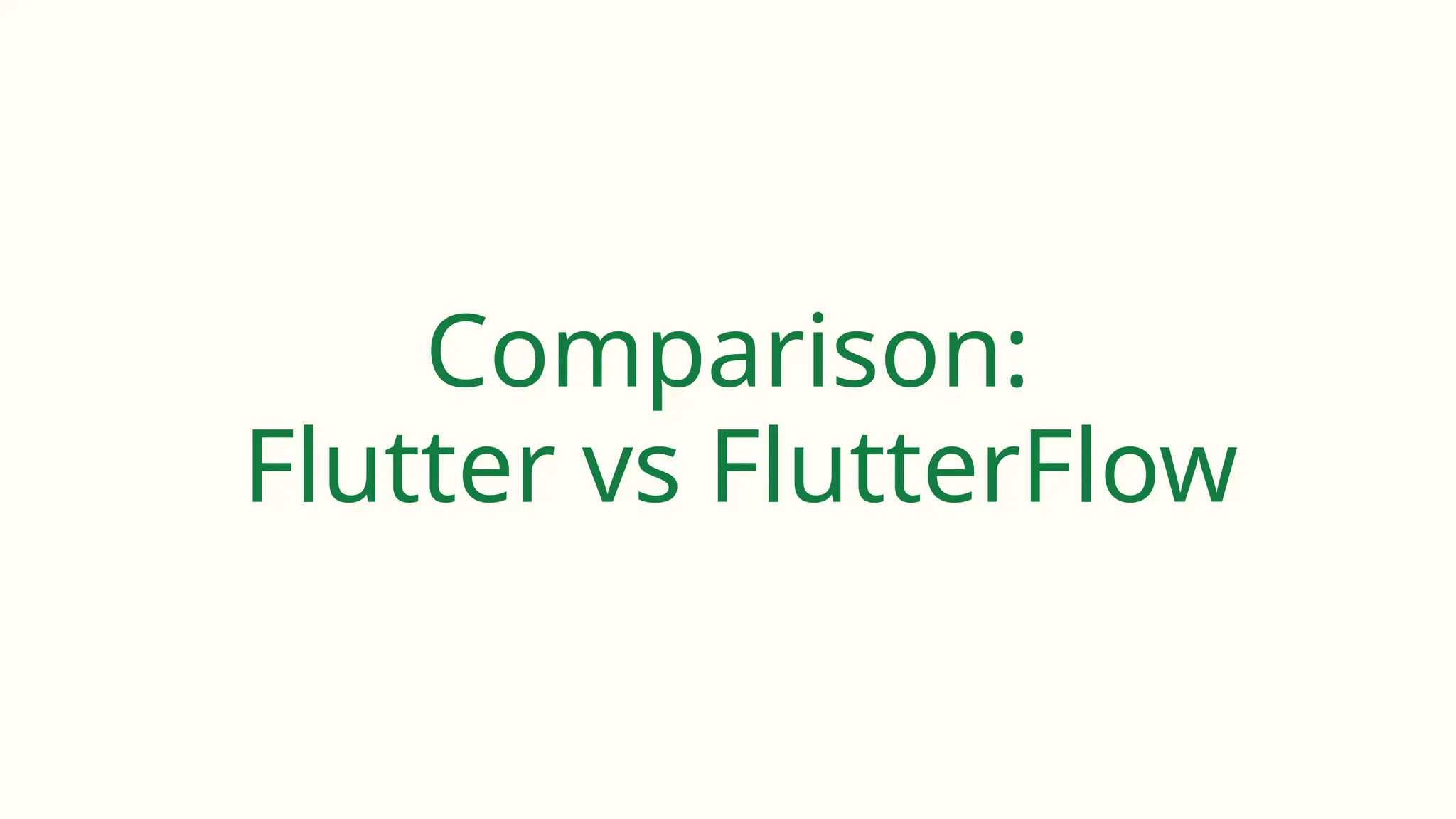 From Code to Low-Code Flutter vs. Flutterflow Explained.pptx
