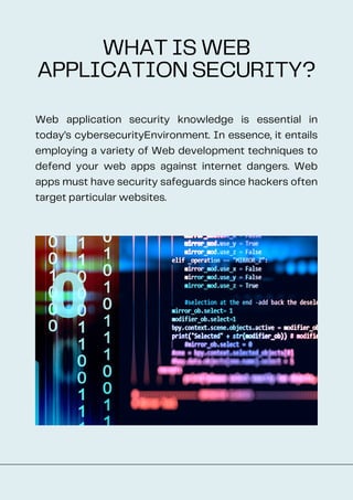 From Code to Security Building Secure Web Applications | PDF