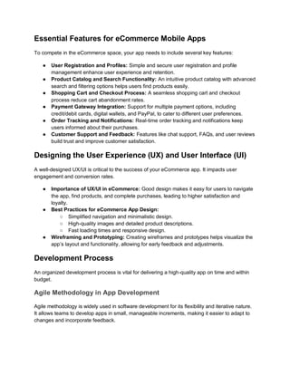 eCommerce App Development: An Insightful Blog Stating the Key Steps ...