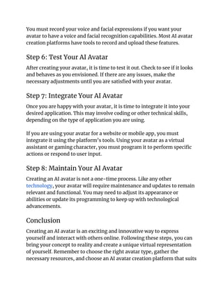 From Concept to Reality _ How to Make AI Avatar.pdf