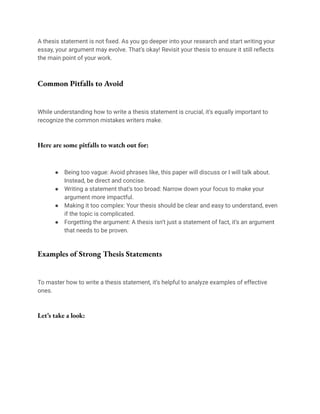 From Confusion to Clarity_ How to Write a Thesis Statement Like a Pro.pdf