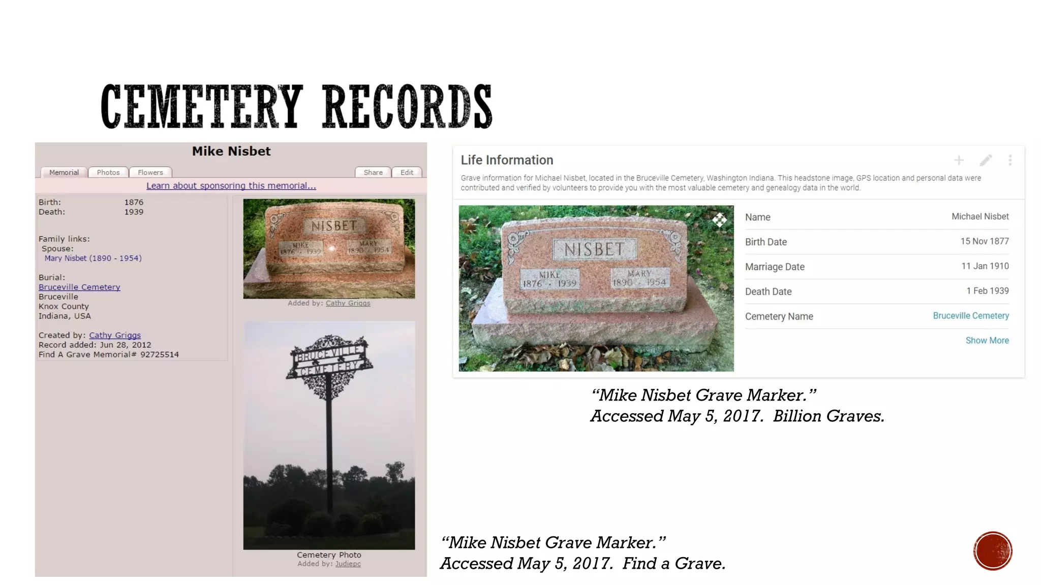 From Cradle to Coffin: Vital Records in Indiana | PPT