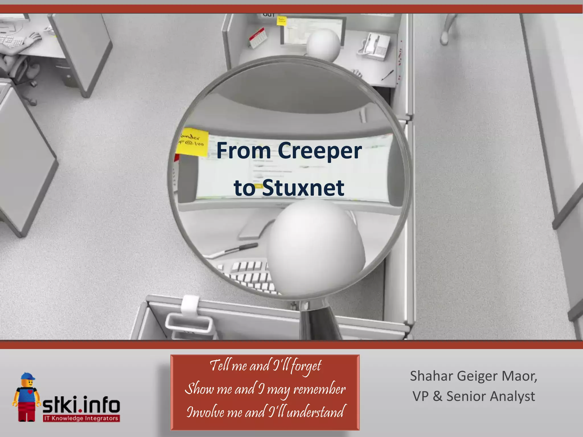 From creeper to stuxnet | PDF