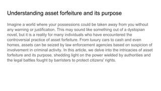 From Crime to Cash Flow_ Understanding Asset Forfeiture's Financial ...