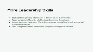From CTO To CEO: The Pathway and Rewards | PPTX