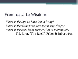 From data to wisdom | PPTX