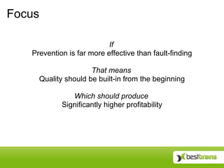 From Defect Reporting To Defect Prevention | PPT