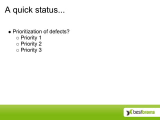 From Defect Reporting To Defect Prevention | PPT