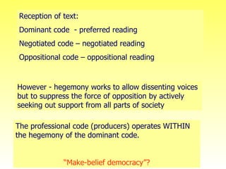 From effects to reception theory slides | PPT