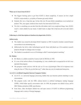 From ELIZA to Alexa and Beyond | PDF