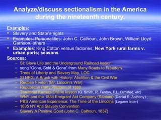 From Enslavement to Freedom: Resources for Teaching the African ...