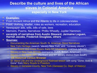 From Enslavement to Freedom: Resources for Teaching the African ...