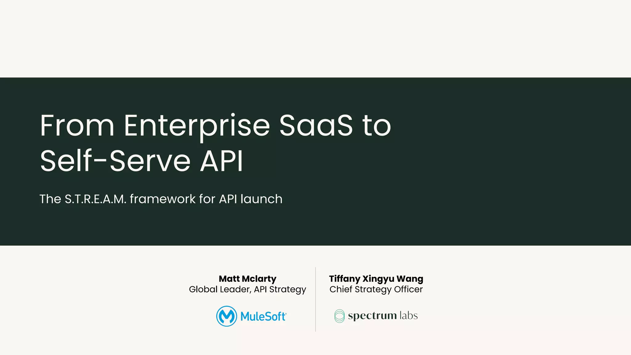 From Enterprise Saas To Self Serve Api The Stream Framework For Api Launch Ppt