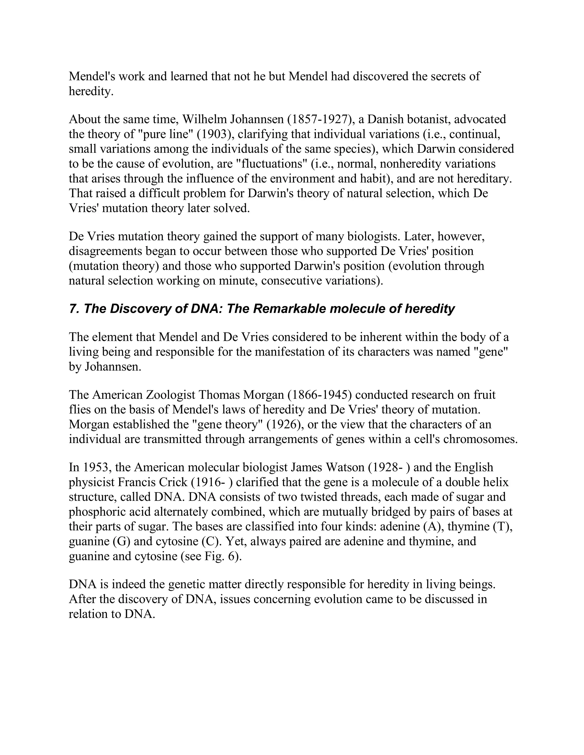 From Theory of Evolution to a New Theory of Creation | PDF