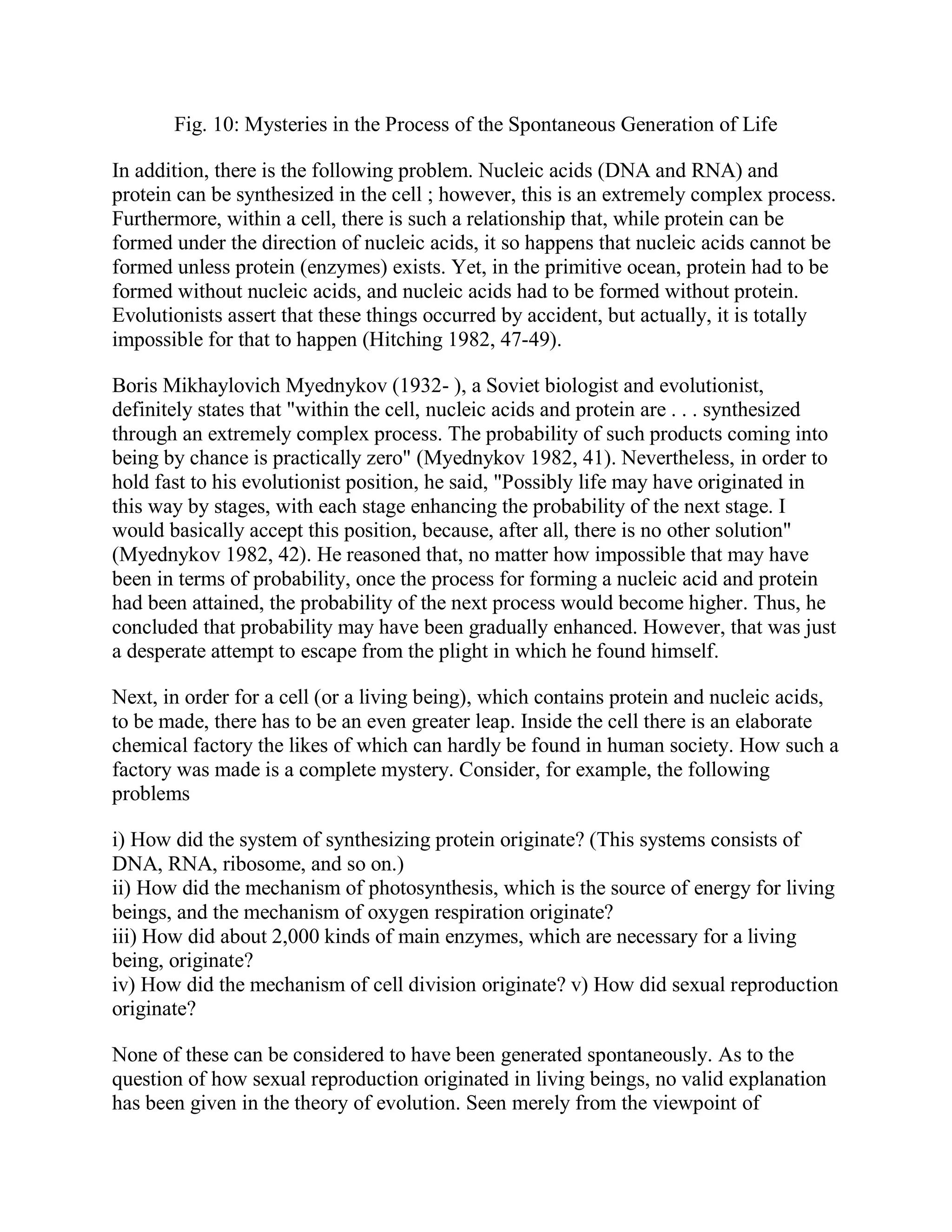 From Theory of Evolution to a New Theory of Creation | PDF