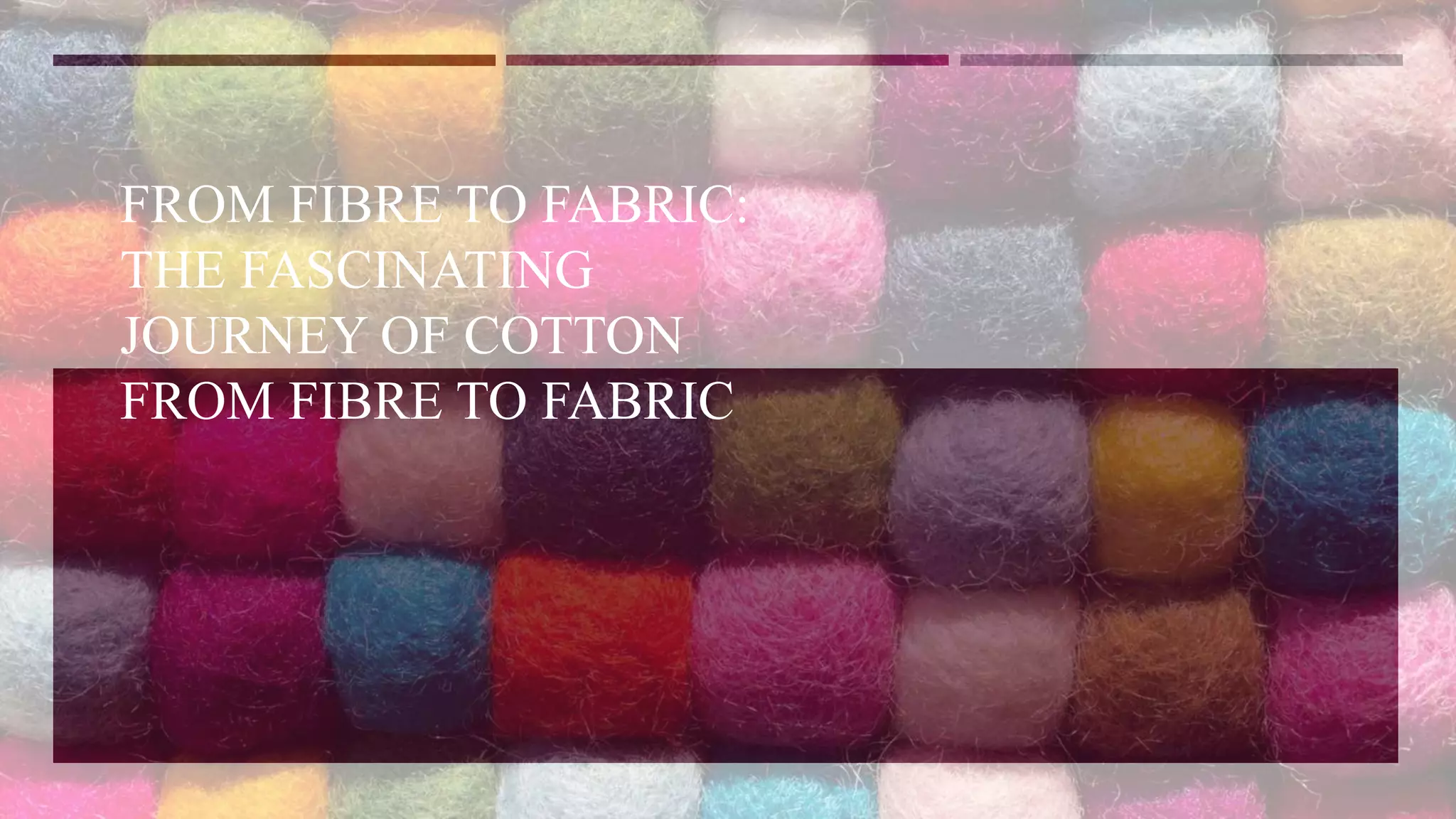 From Fibre To Fabric The Fascinating Journey Of Cotton From Fibre To ...