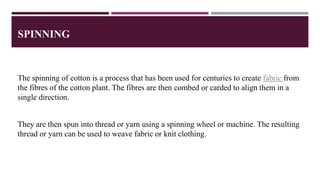 From Fibre To Fabric The Fascinating Journey Of Cotton From Fibre To ...