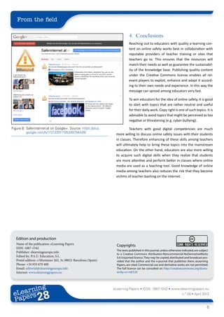 Supporting Digital Immigrants. On-line Courses for Teachers on Internet ...