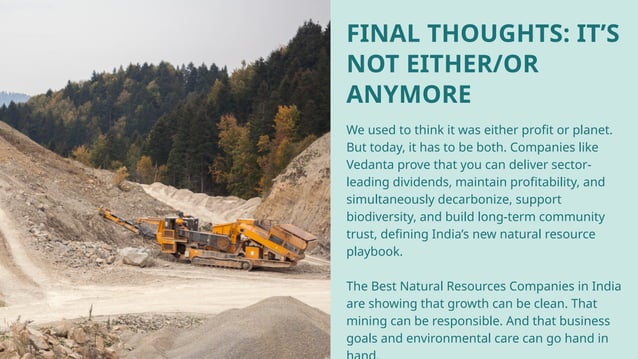 From Forests to Fuel How India’s Natural Resource Companies Balance ...
