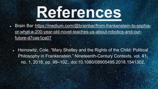 From frankenstein to artificial intelligence | PPT