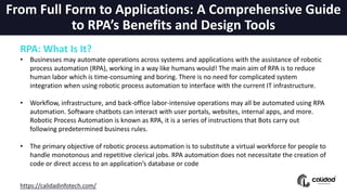 From Full Form to Applications A Comprehensive Guide to RPA’s Benefits ...