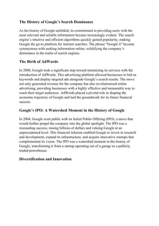 History of Google: From Garage to Global Dominance | CIO Women Magazine ...