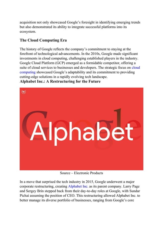 History of Google: From Garage to Global Dominance | CIO Women Magazine ...