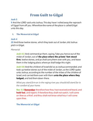 From Guilt to Gilgal | DOCX