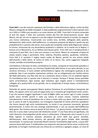 FROM HELL ( Annalisa Barbariga) | PDF