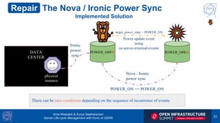 From hire to retire! server life cycle management with ironic at cern ...
