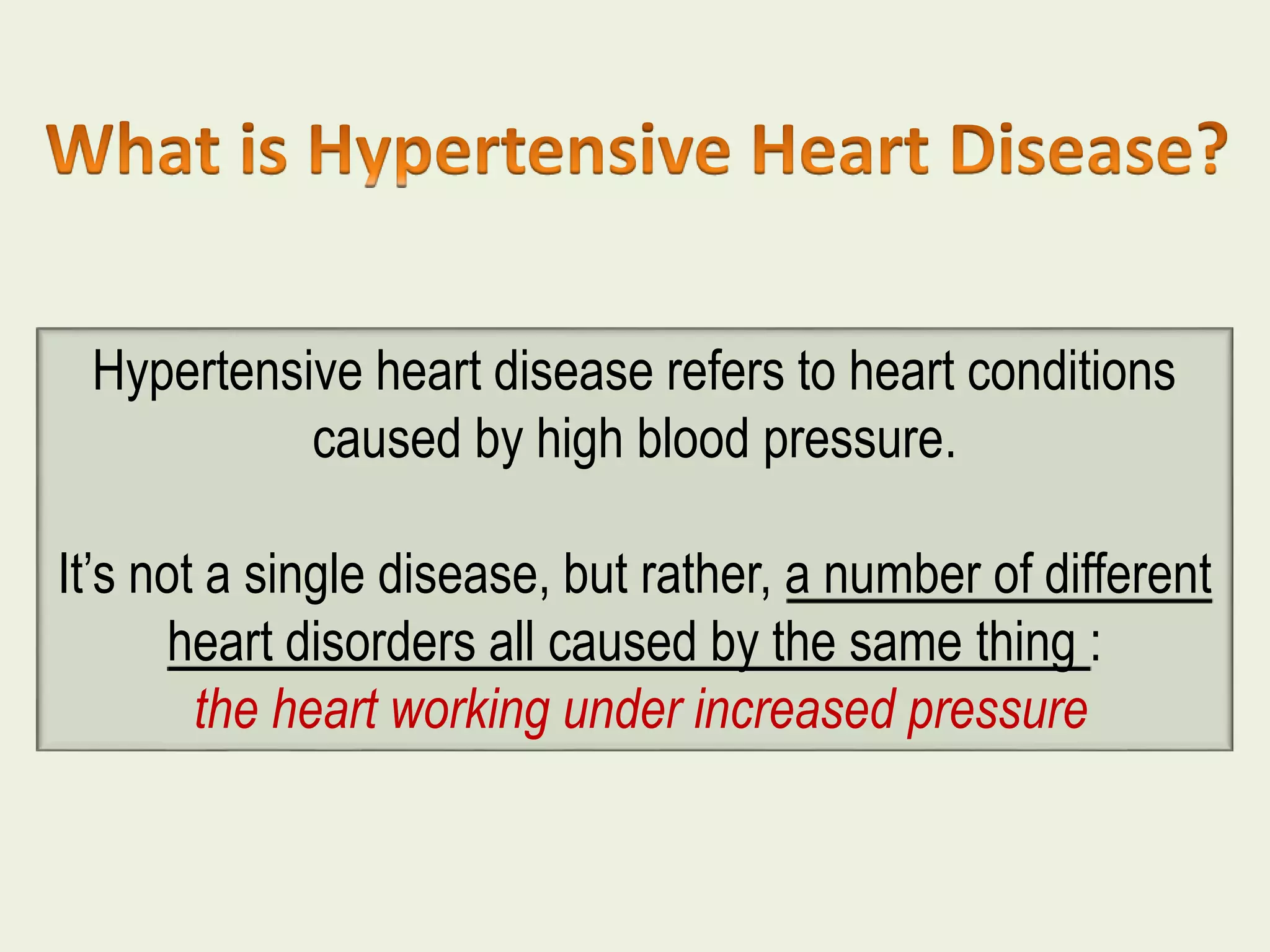 The Progression of Hypertensive Heart Disease.From hypertension to ...