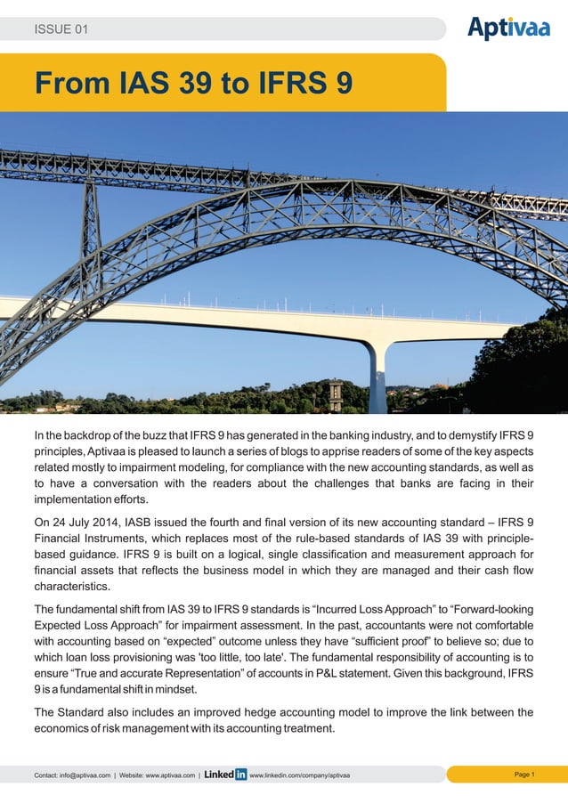 From IAS 39 to IFRS9 | PDF