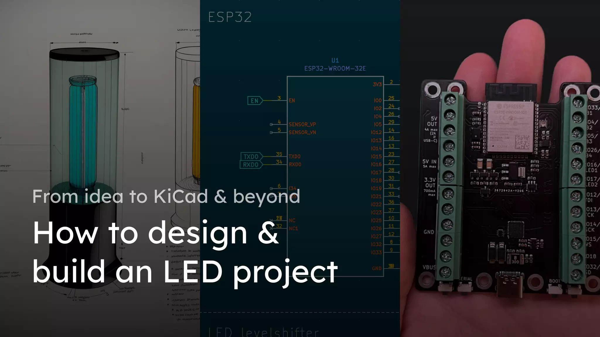 From idea to KiCad & beyond - How to design & build an LED project | PDF