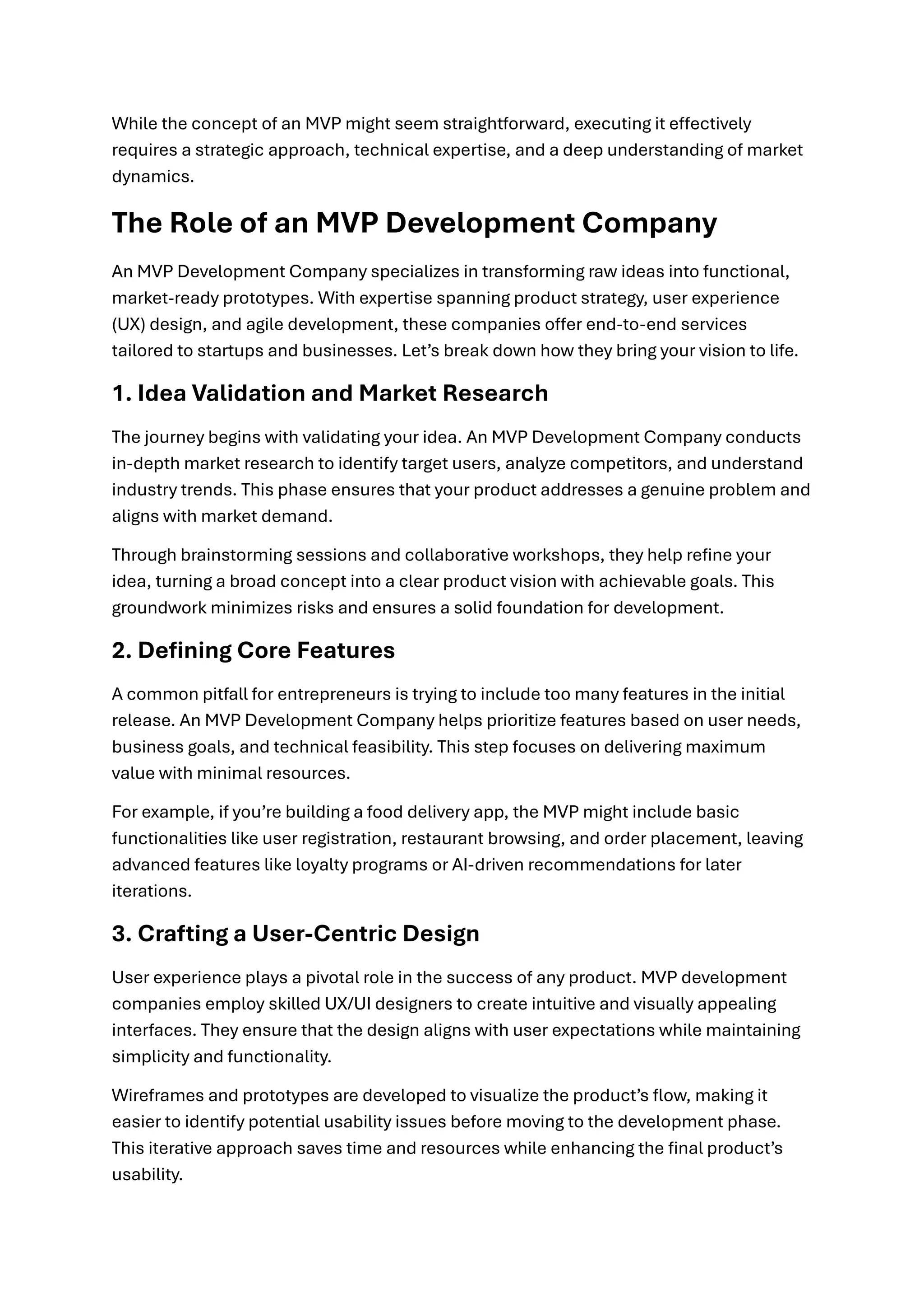 From Idea to Launch How an MVP Development Company Brings Your Vision ...