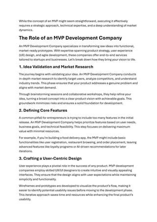 From Idea to Launch How an MVP Development Company Brings Your Vision ...