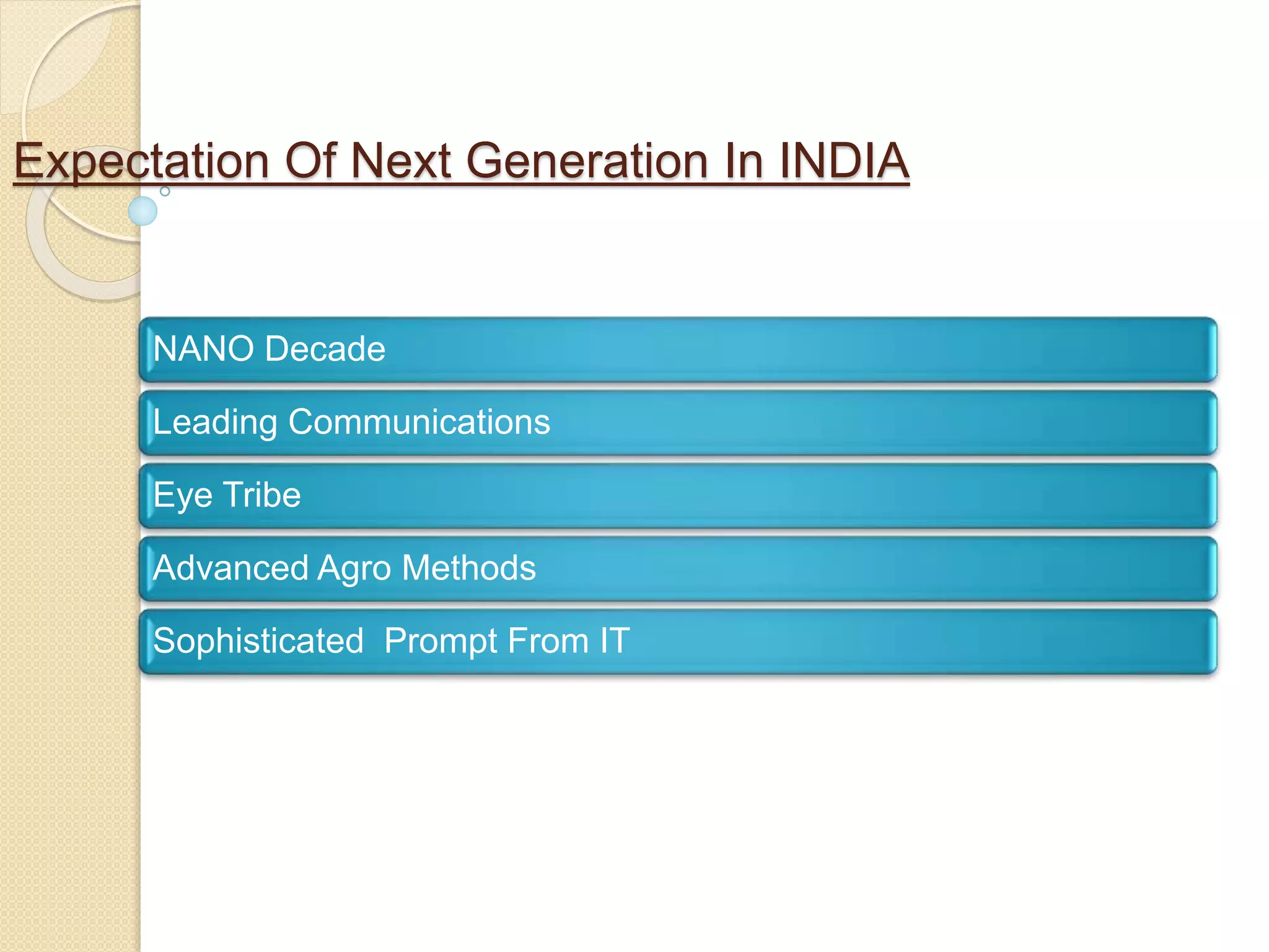 From india to next generation | PPTX