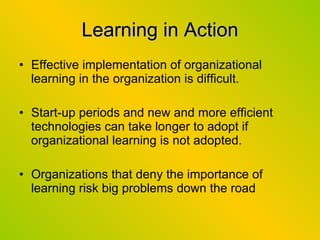 From Individual Learning To Organizational Learning | PPT