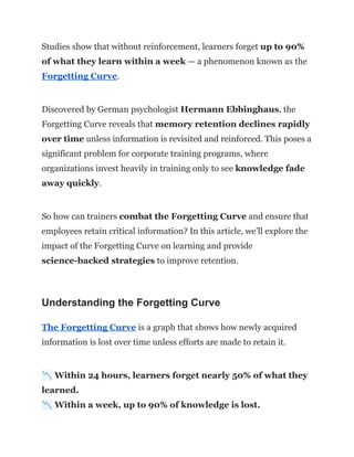 From Information Overload to Lasting Learning_ Beating the Forgetting ...