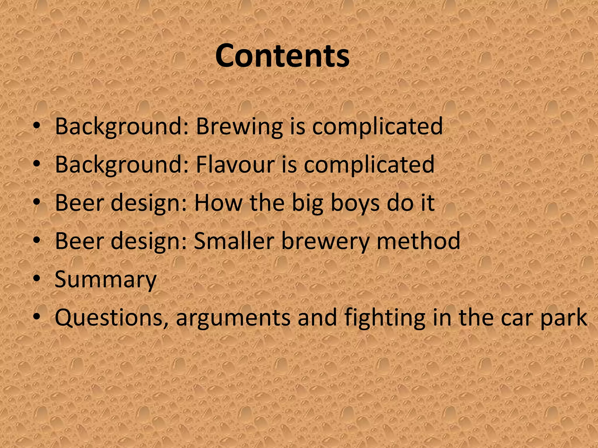 From ingredients to beer | PPTX