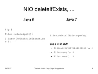 From Java 6 to Java 7 reference | PPT